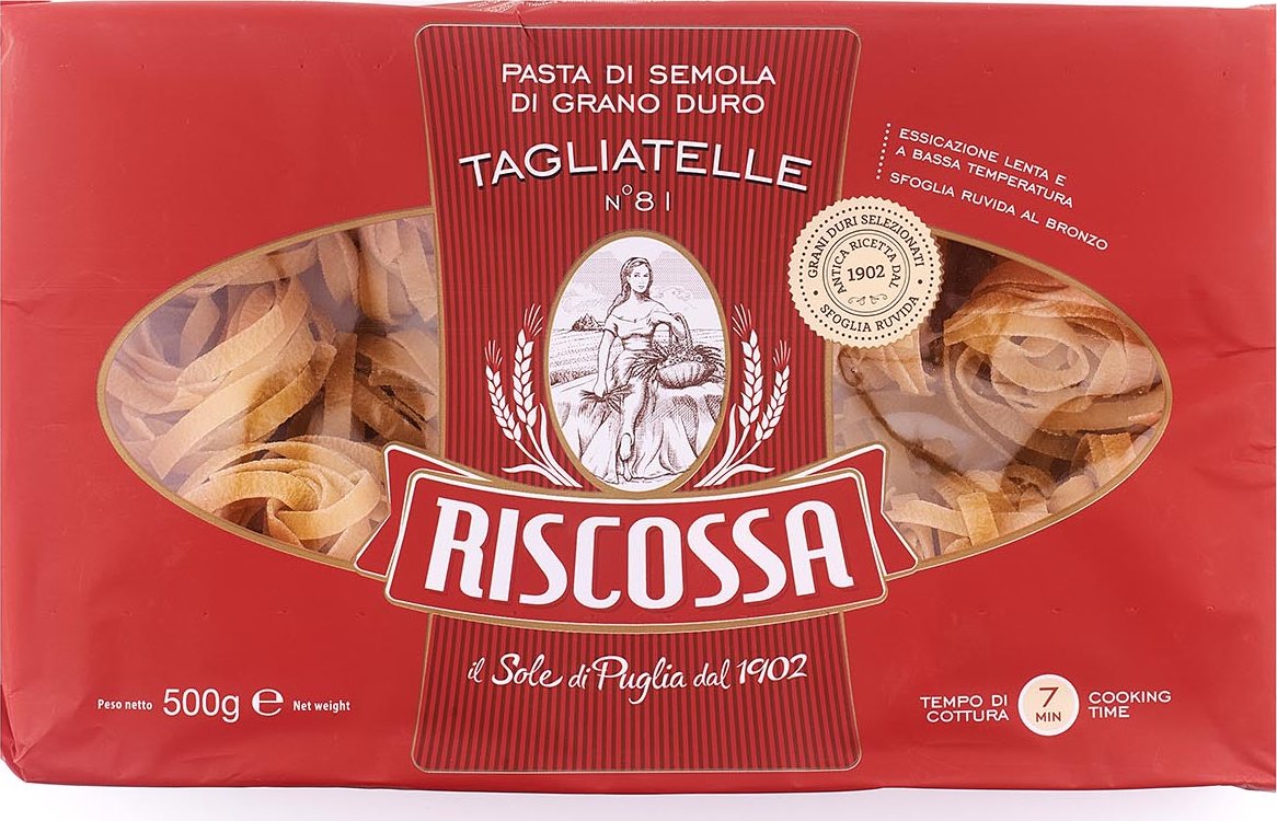 Pastificio Riscossa Tagliatelle 500 g od 48 Kč - Zbozi.cz