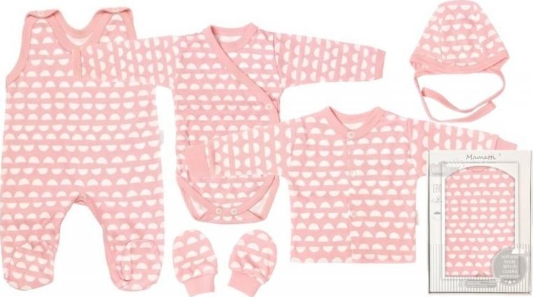 Mamatti Hello Novorozenecká sada do porodnice růžová 62 - Zbozi.cz