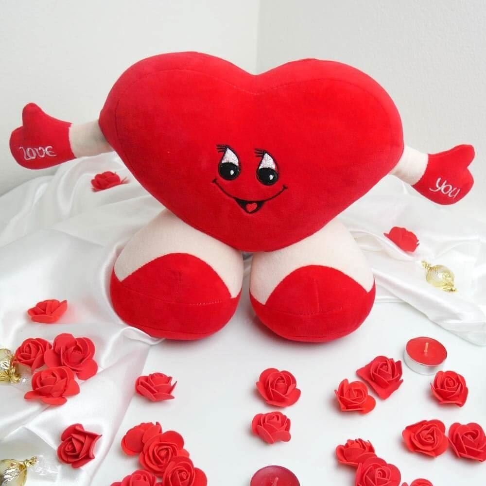 Plyšové srdce Love You 25 cm - Zbozi.cz