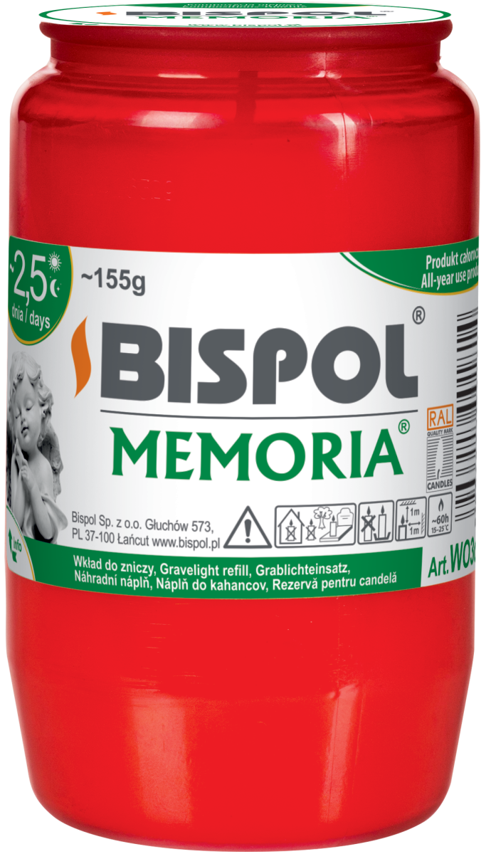 Bispol Memoria WO3 155 g červená - Zbozi.cz