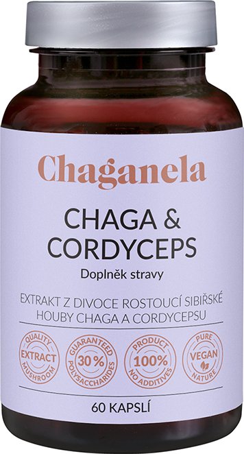Chaganela Chaga & Cordyceps 400 mg 60 cps. od 489 Kč - Zbozi.cz