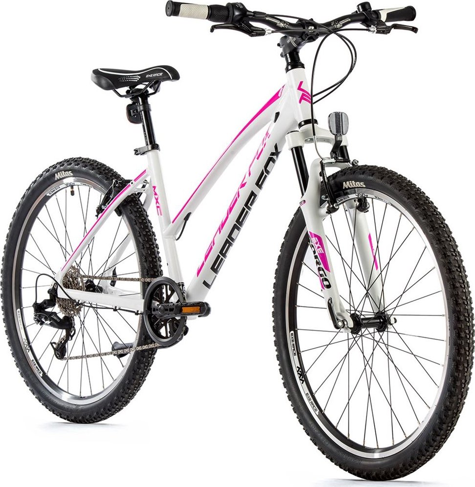 Leader Fox MXC 26" matně bílé/růžové 2023 - Zbozi.cz
