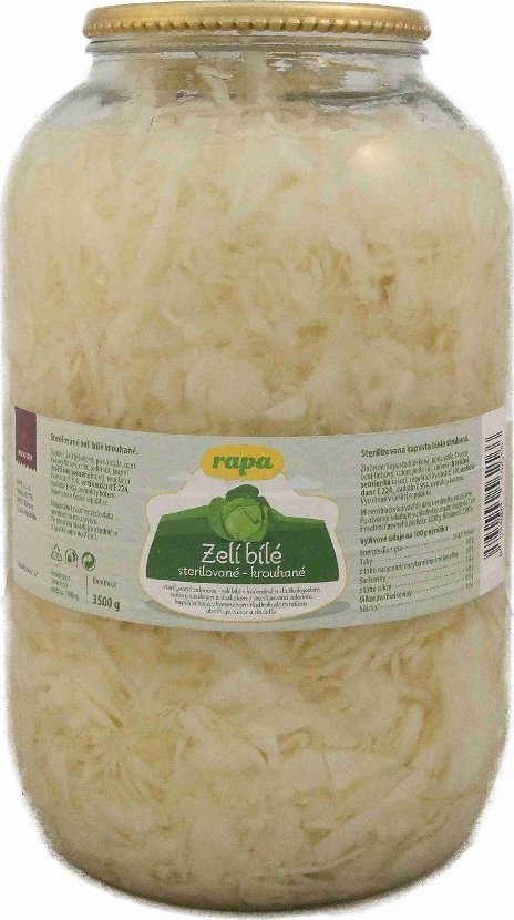 RAPA Zelí bílé sterilované krouhané 3,5 kg - Zbozi.cz
