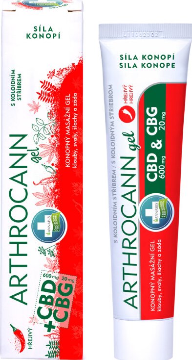 Annabis Arthrocann hřejivý gel CBD + CBG s kapsaicinem 75 ml od 198 Kč - Zbozi.cz