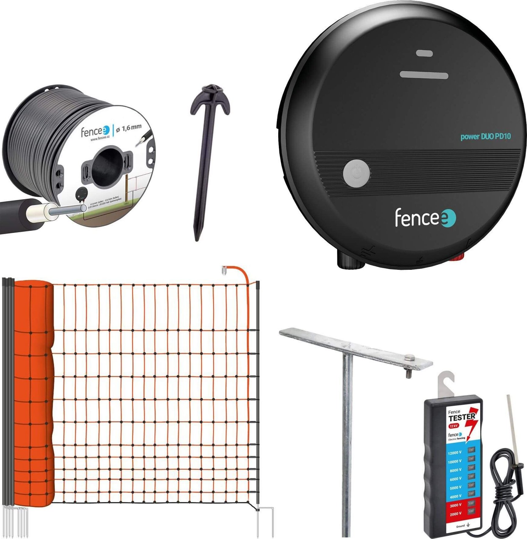 fencee Sada elektrického ohradníku pro drůbež Duo zdroj 50 m/112 cm od 6 389 Kč - Zbozi.cz