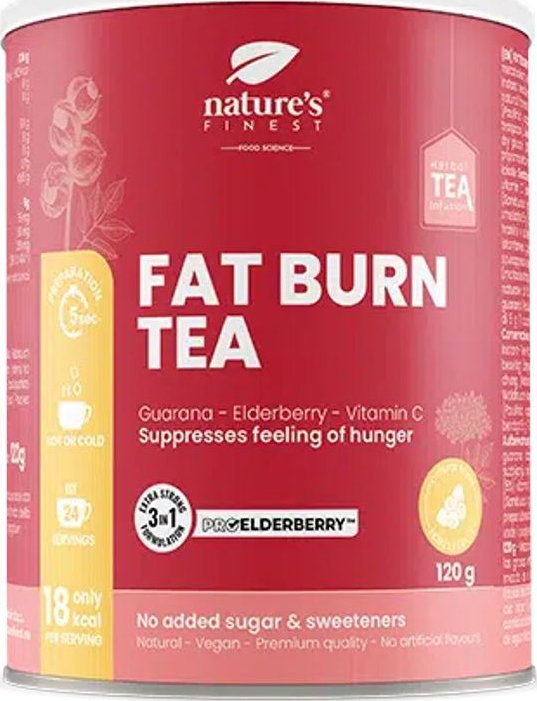 Recenze Nutrisslim Nature's Finest Fat Burn Tea 120 g lesní plody ...