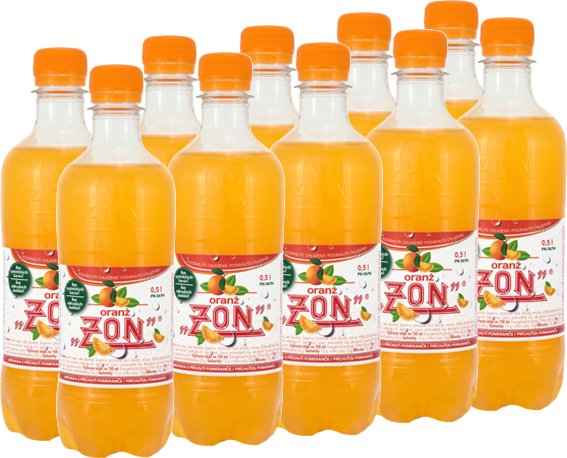 Zon Oranž 500 ml 10 ks od 15 Kč - Zbozi.cz