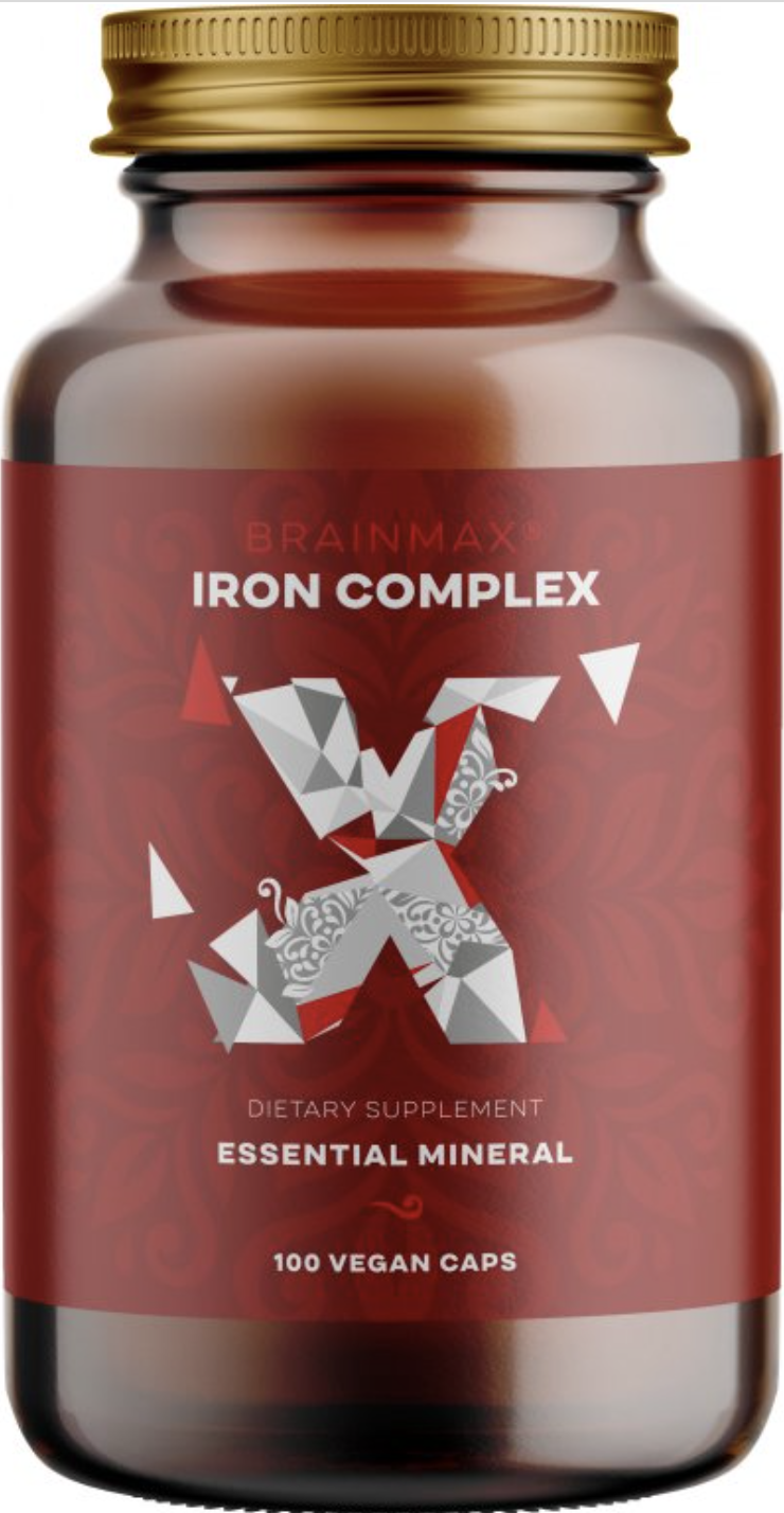BrainMax Iron Complex 25 mg 100 cps. od 499 Kč - Zbozi.cz