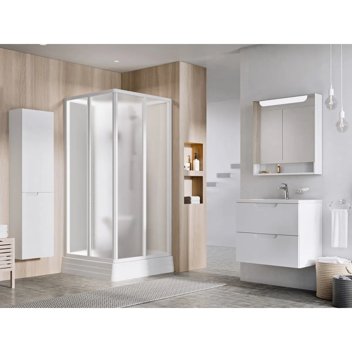 Foto Sprchový box RAVAK Supernova 82644112ZG kout Grape - Zbozi.cz