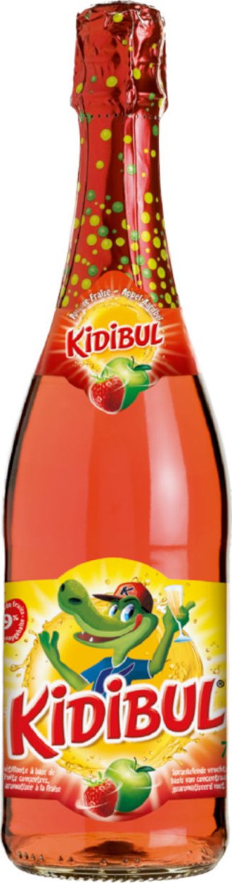 Kidibul Dětský šumivý nápoj 99% jablko/jahoda 750 ml od 140 Kč - Zbozi.cz