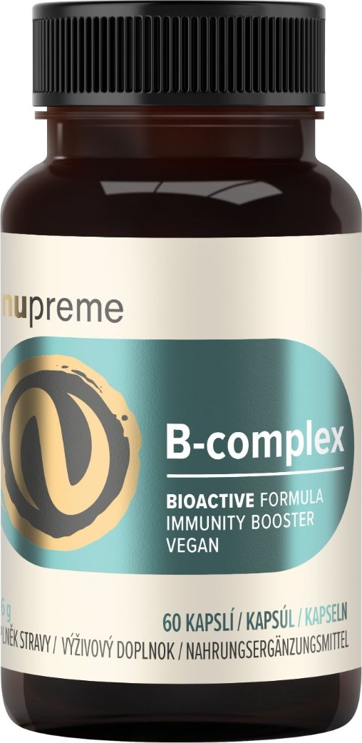 Recenze Nupreme B-complex Bioactive 60 cps. - Zbozi.cz