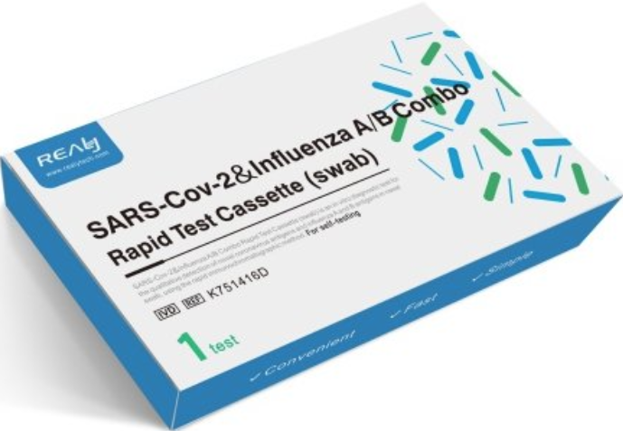Realy Tech SARS-Cov-2 & Influenza A/B Combo Rapid Test Cassette 1 ks od ...