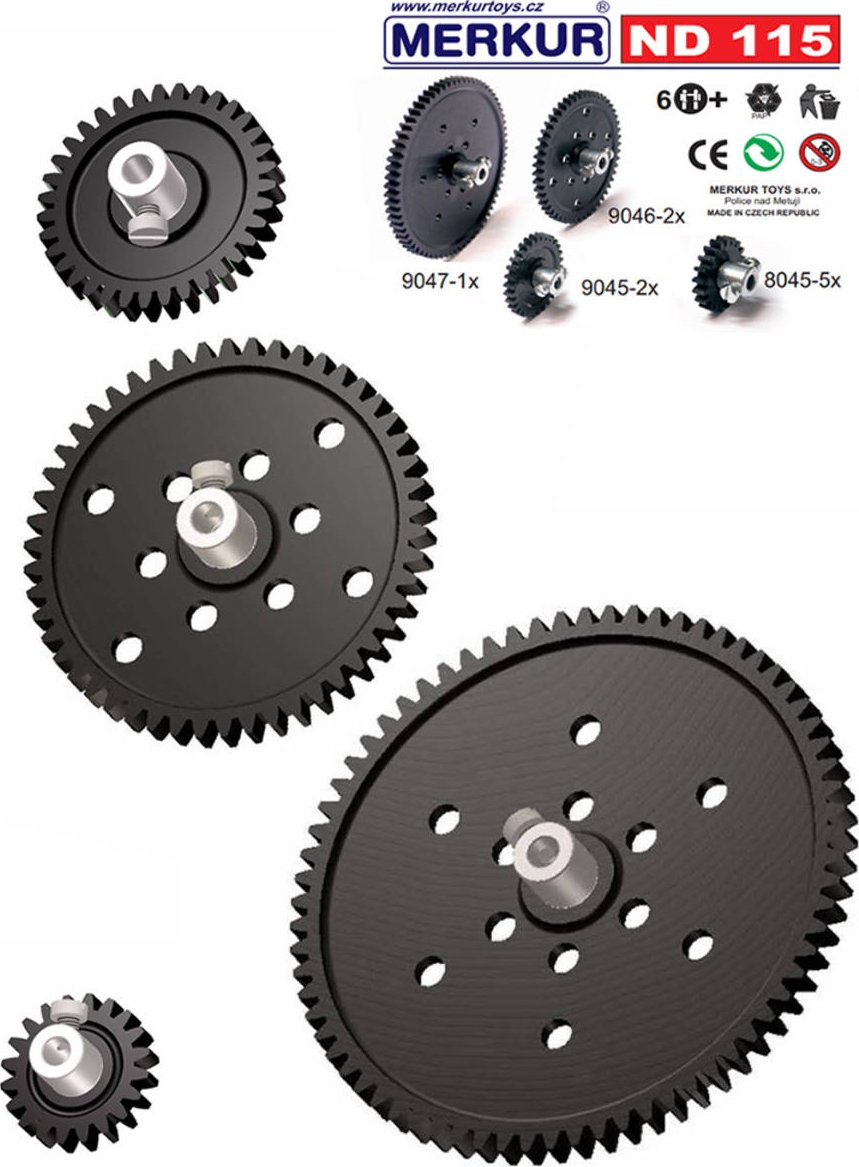 Merkur ND115 ozubená kola modul 1 od 239 Kč - Zbozi.cz
