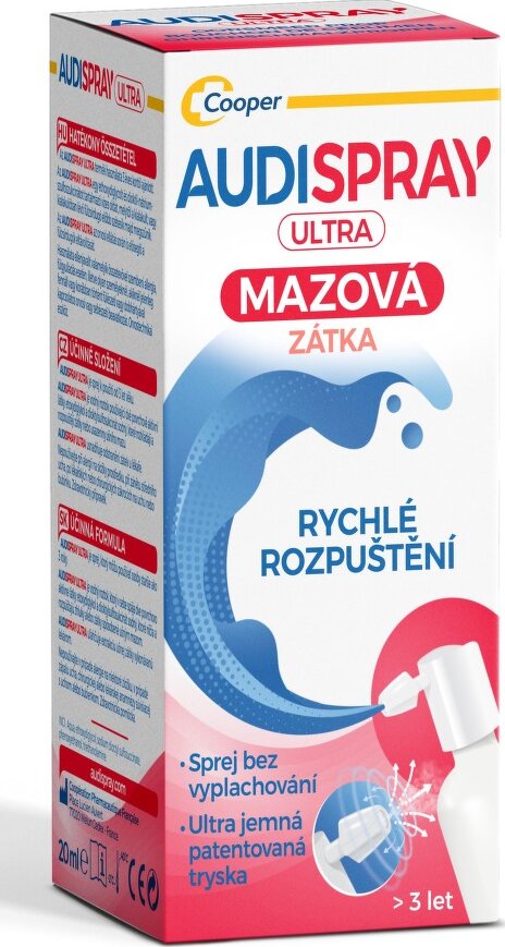 Laboratoire Cooper Audispray Ultra ušní sprej 20 ml od 167 Kč - Zbozi.cz