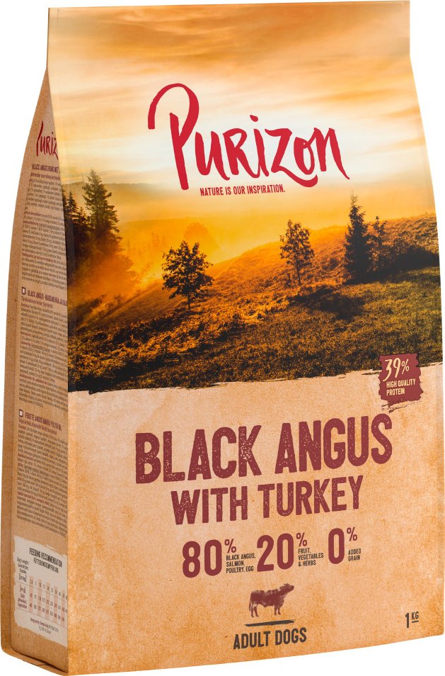 Purizon Dog Adult Black Angus with Turkey 1 kg od 739 Kč - Zbozi.cz