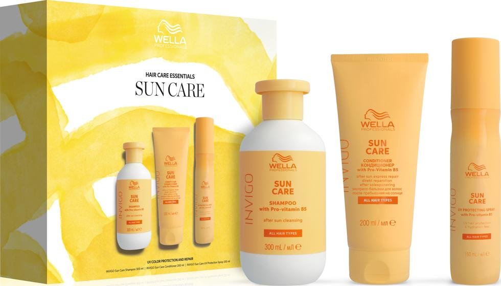 Wella Professionals Invigo Sun Care dárková sada pro vlasy namáhané ...