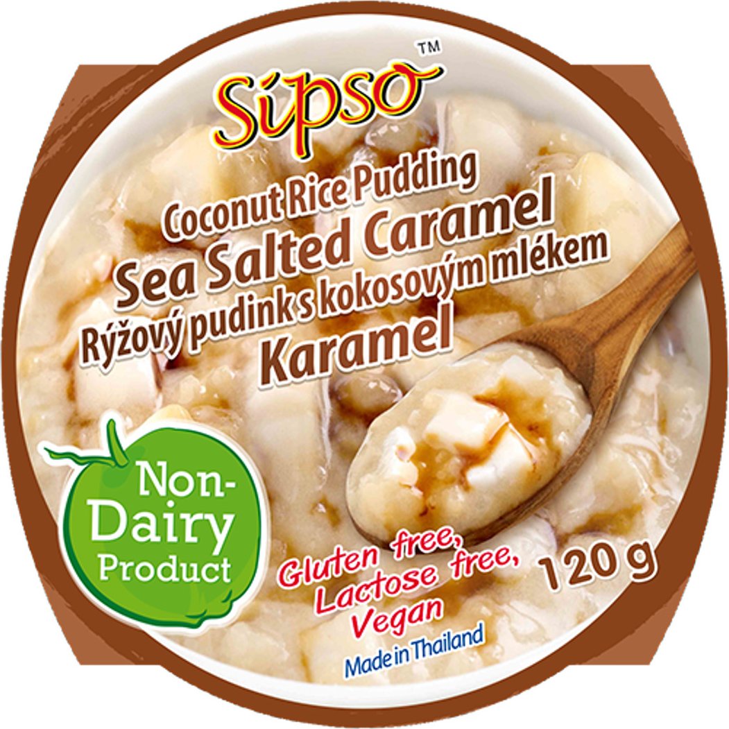 Sipso Rýžový pudink s kokosovým mlékem Karamel 120 g od 35 Kč - Zbozi.cz