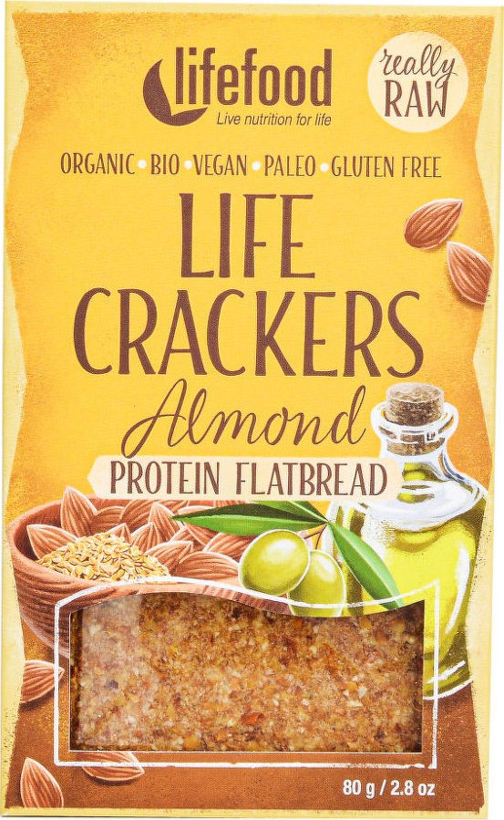 Lifefood Life Crackers Chlebánek Raw BIO 80 g - Zbozi.cz
