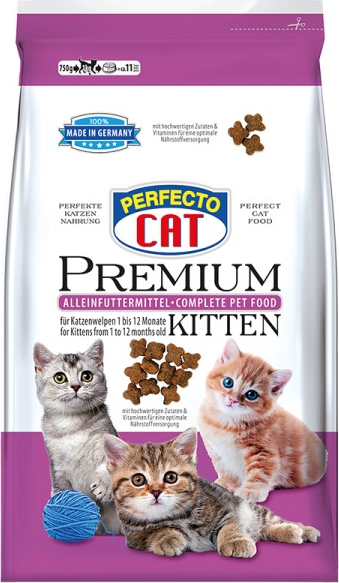 Perfecto Cat Premium Kitten 750 g od 70 Kč - Zbozi.cz