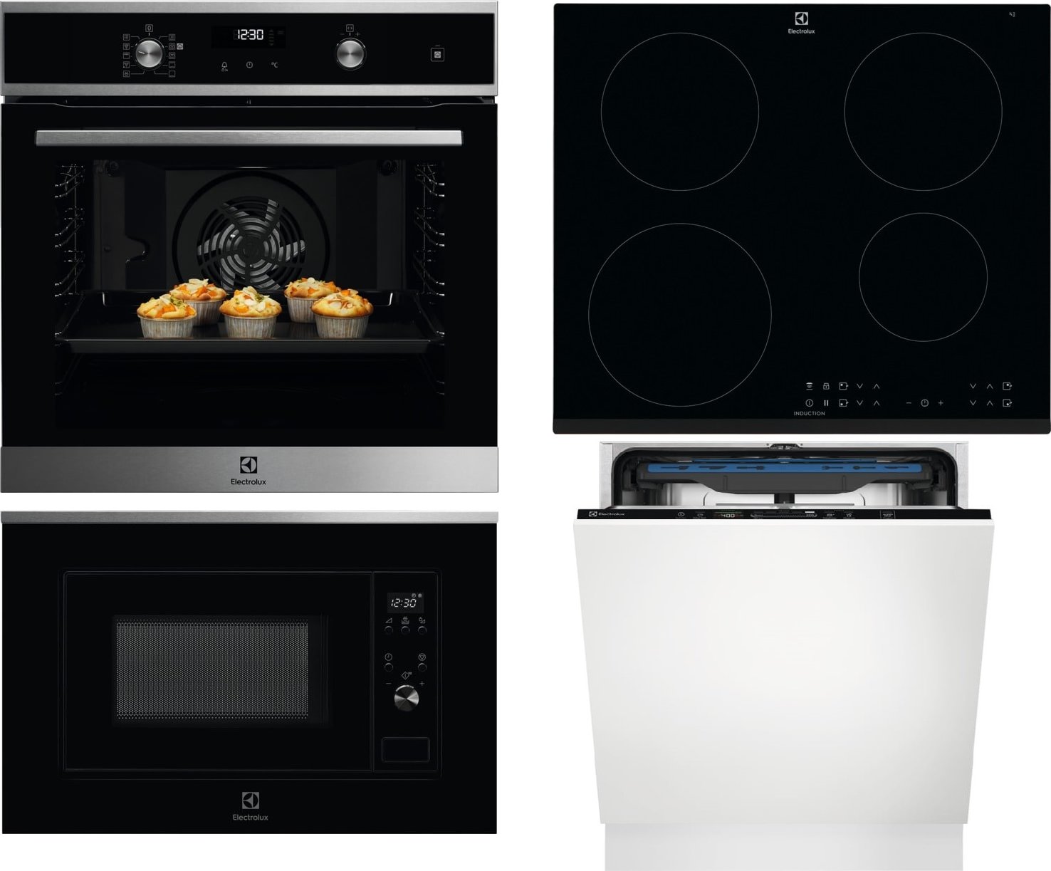 Electrolux EOD6P71X + LIR60433 + LMS2203EMX + EES48200L - Zbozi.cz