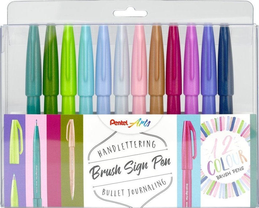 Pentel Arts Touch Brush Sign Pen sada 12 ks od 678 Kč - Zbozi.cz
