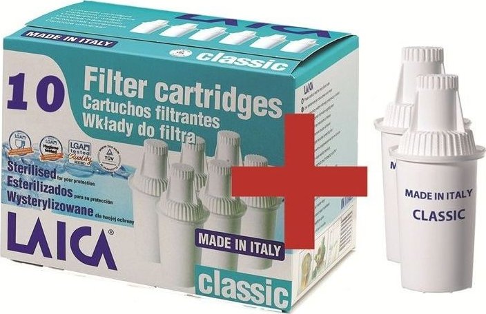 LAICA Classic Multiflux vodní filtr 10+2 ks - Zbozi.cz