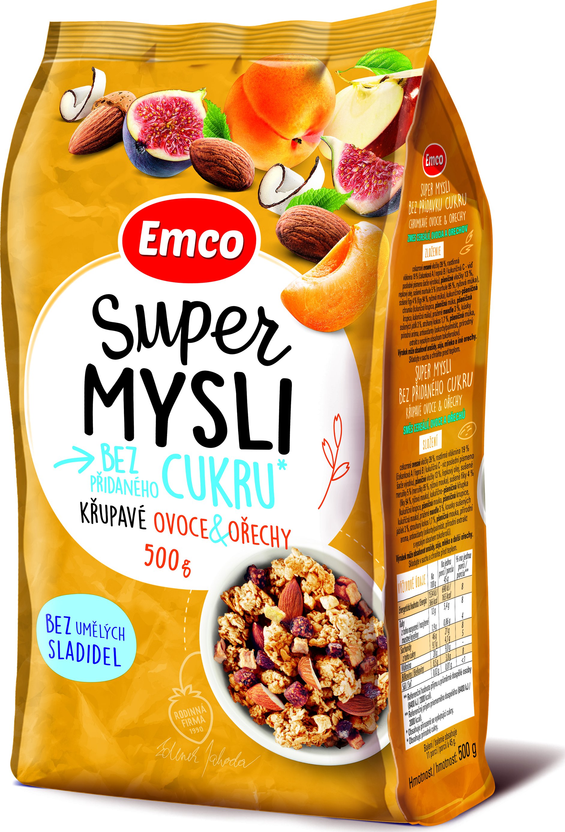EMCO Super mysli ovoce a ořechy 500 g od 96 Kč - Zbozi.cz