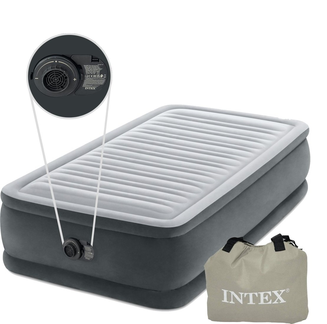 Intex Deluxe 64412ND + nafukovací pumpa od 1 195 Kč - Zbozi.cz