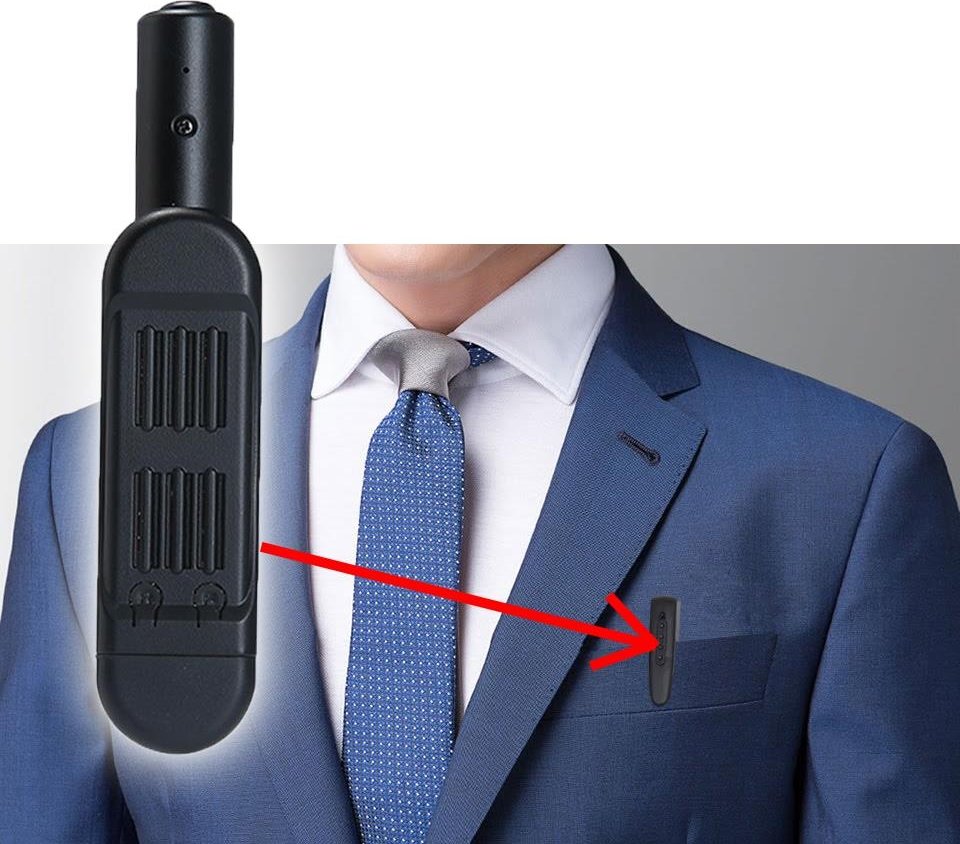 Full HD detektivní kamera T189 12M 10,8 x 2,3 x 2 cm černá - Zbozi.cz