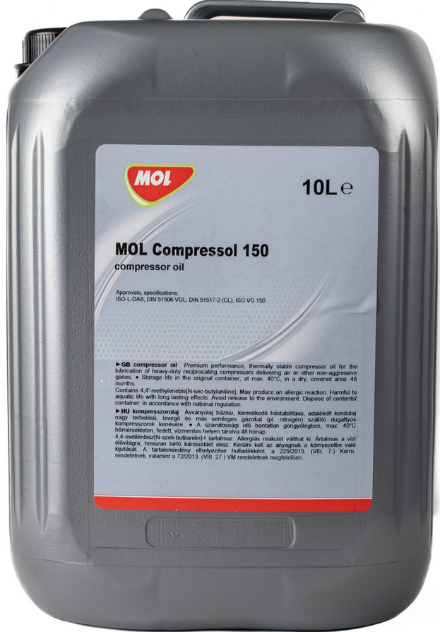 MOL Compressol 150 kompresorový olej 10 l od 903 Kč - Zbozi.cz