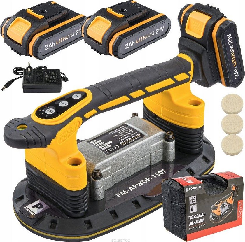 Powermat Vibrační přísavka na pokládku dlažby PM-APWDP-150T od 2 479 Kč ...