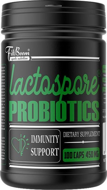 Fitboom LactoSpore Probiotics 100 cps. od 229 Kč - Zbozi.cz