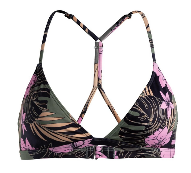 ROXY Pro The Cut Back Fixed Triangle Bikini Top ERJX305248-KVJ9 - Zbozi.cz