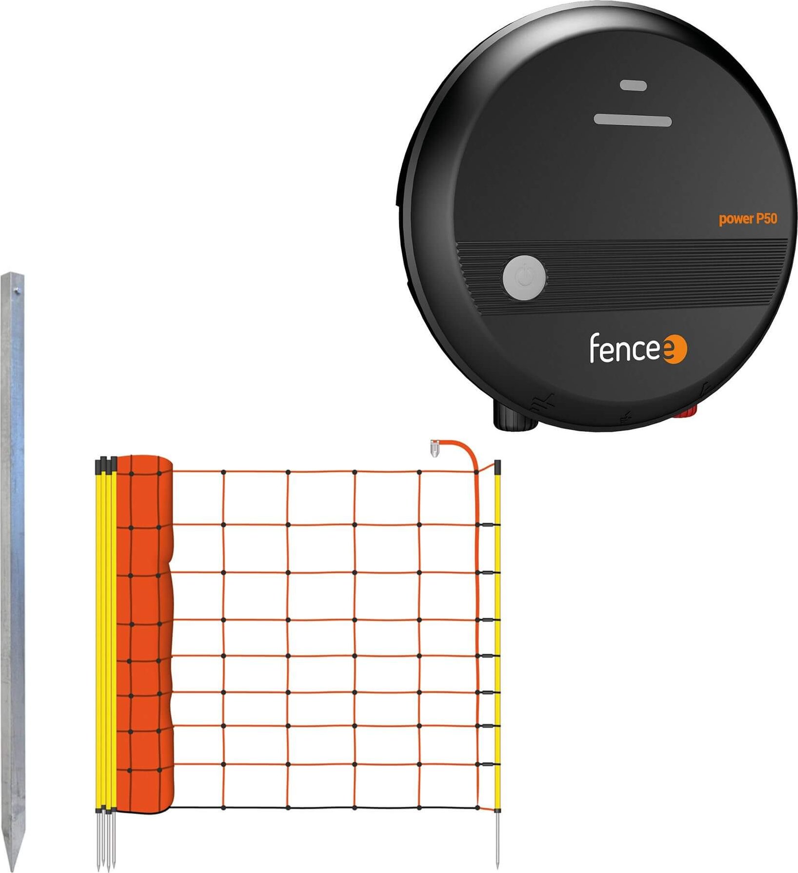 fencee 8198 sada elektrického ohradníku s elektrickou sítí 50 m od 5 ...