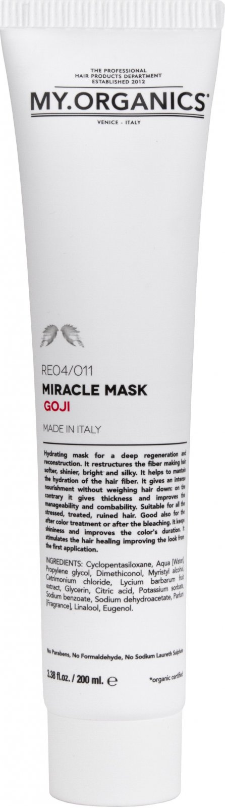 My.Organics Resurrection Miracle Mask Goji regenerační maska na vlasy s ...