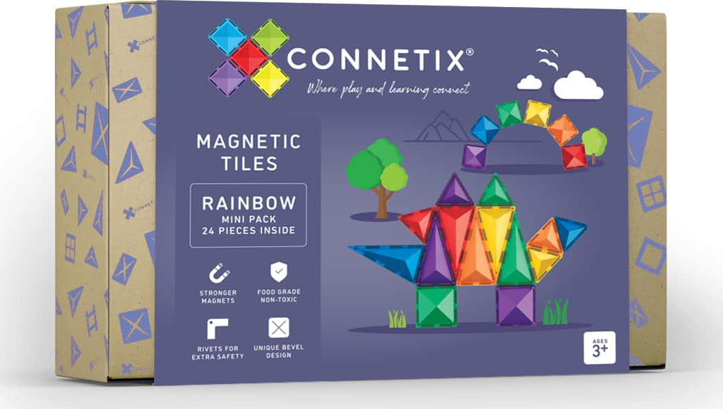 Connetix Rainbow Tiles Mini Pack 24 dílů od 699 Kč - Zbozi.cz