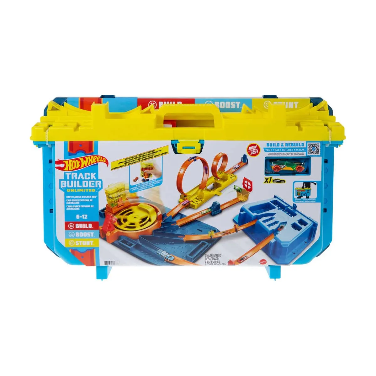 Foto Autodráha Hot Wheels Track Builder GVG11 Box super rychlý start ...