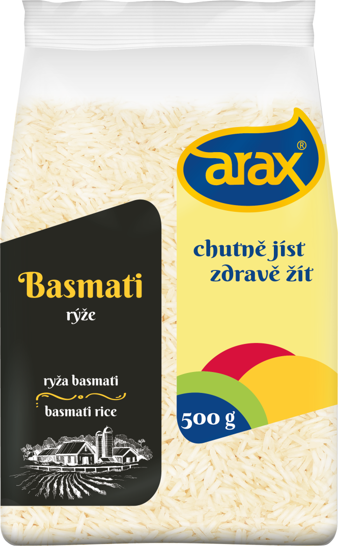 ARAX Basmati rýže bílá 500 g od 43 Kč - Zbozi.cz