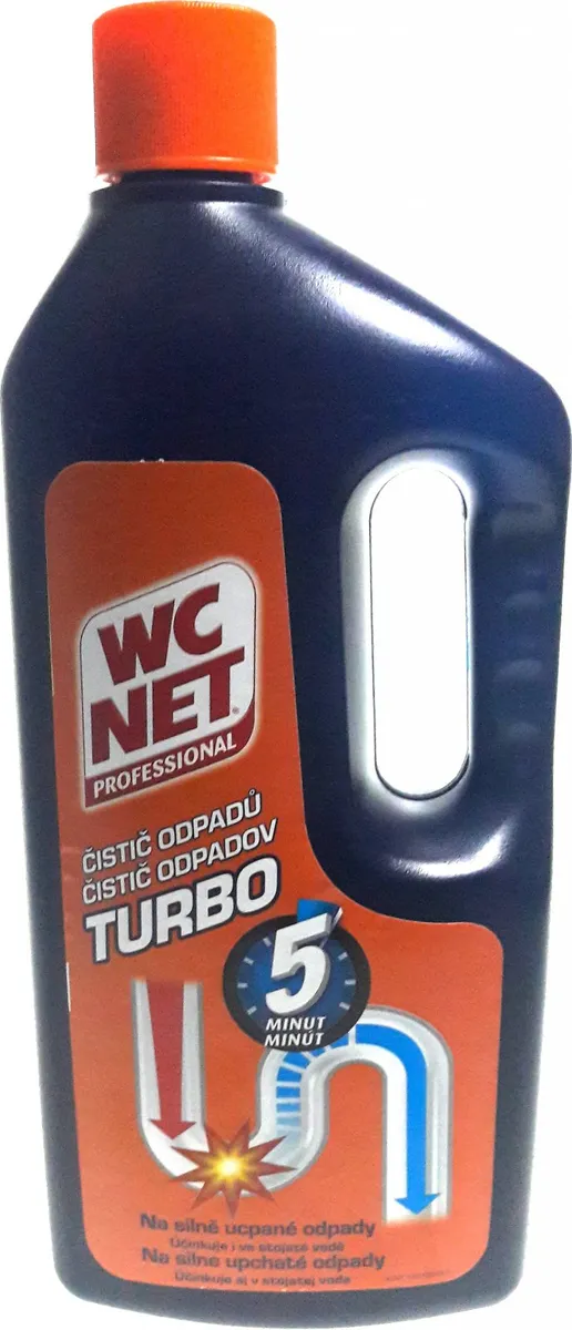 Foto Čistič odpadu Wc Net Turbo gelový čistič odpadů 1 l - Zbozi.cz
