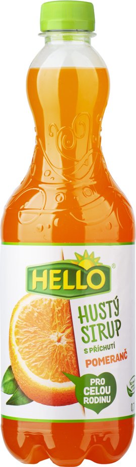 Hello Hustý sirup pomeranč 700 ml od 40 Kč - Zbozi.cz