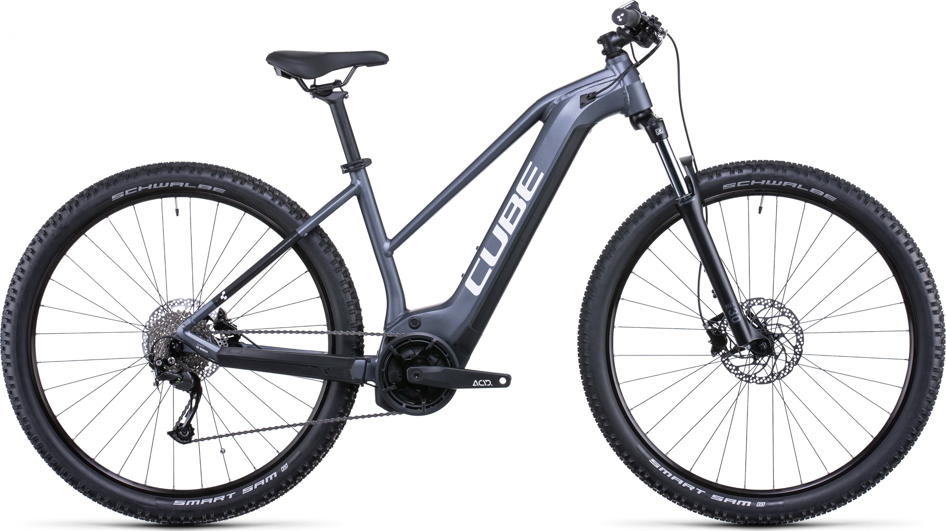 Cube Reaction Hybrid Performance Lady 500 Wh 27,5" Metallicgrey'n'White ...