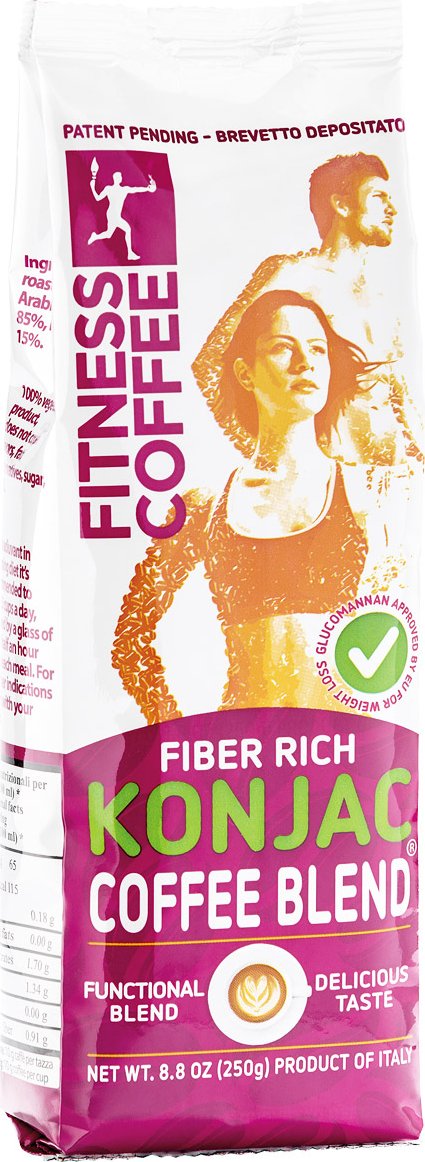 Fitness Coffee Konjac Coffee Blend pražená 250 g - Zbozi.cz