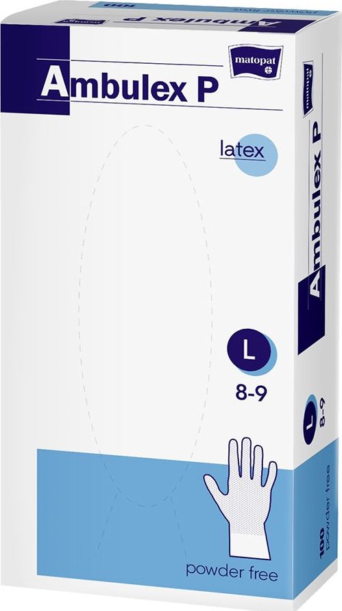 Matopat Ambulex P latexové nepudrované 100 ks L - Zbozi.cz