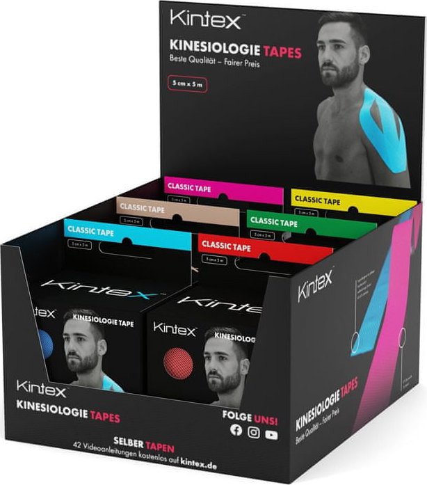 Kintex Classic kineziologický tejp 5 cm x 5 m 6 barev od 899 Kč - Zbozi.cz