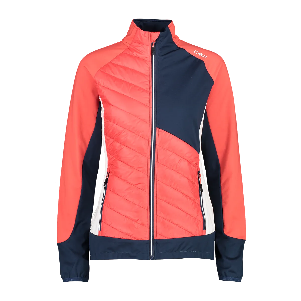 Foto CMP Stretch Performance Hybrid Jacket 32E6206 Red Kiss 40 - Zbozi.cz