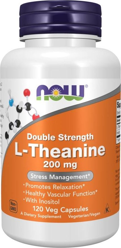 Now Foods Double Strenght L-Theanine 120 cps. od 608 Kč - Zbozi.cz