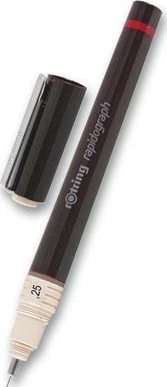 Rotring Rapidograph 0,25 mm černé - Zbozi.cz
