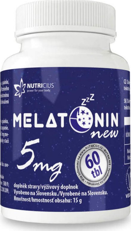 Nutricius Melatonin new 5 mg 60 tbl. - Zbozi.cz
