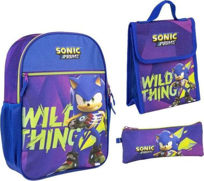 Sonic Equipment Sonic Prime 3dílný školní set Wild Thing - Zbozi.cz