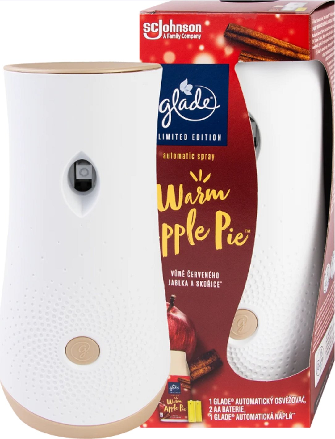 Glade Automatic Spray 269 ml Warm Apple Pie od 162 Kč - Zbozi.cz